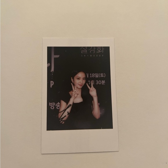 Other | Jisoo Snowdrop Kdrama Official Photocard Blackpink Photocard Kpop Kdrama | Poshmark